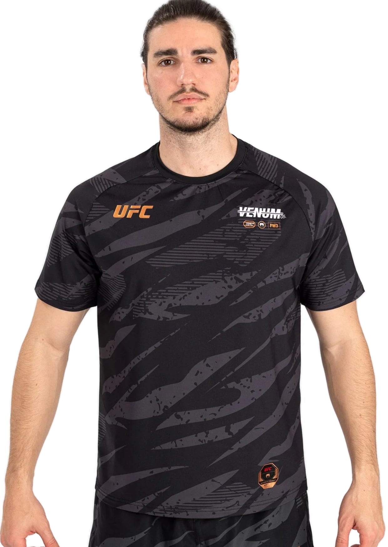UFC by Venum Adrenaline Fight Week T-Shirt Dry Tech Urban Camo ...