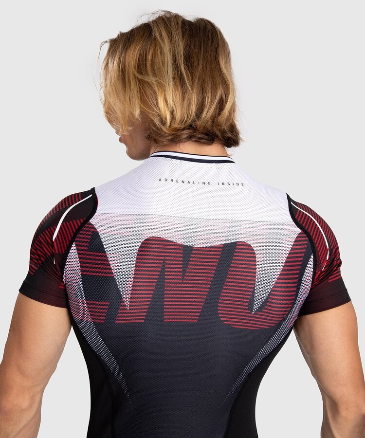 Venum Adrenaline Rashguard Red Black - FIGHTWEAR SHOP EUROPE