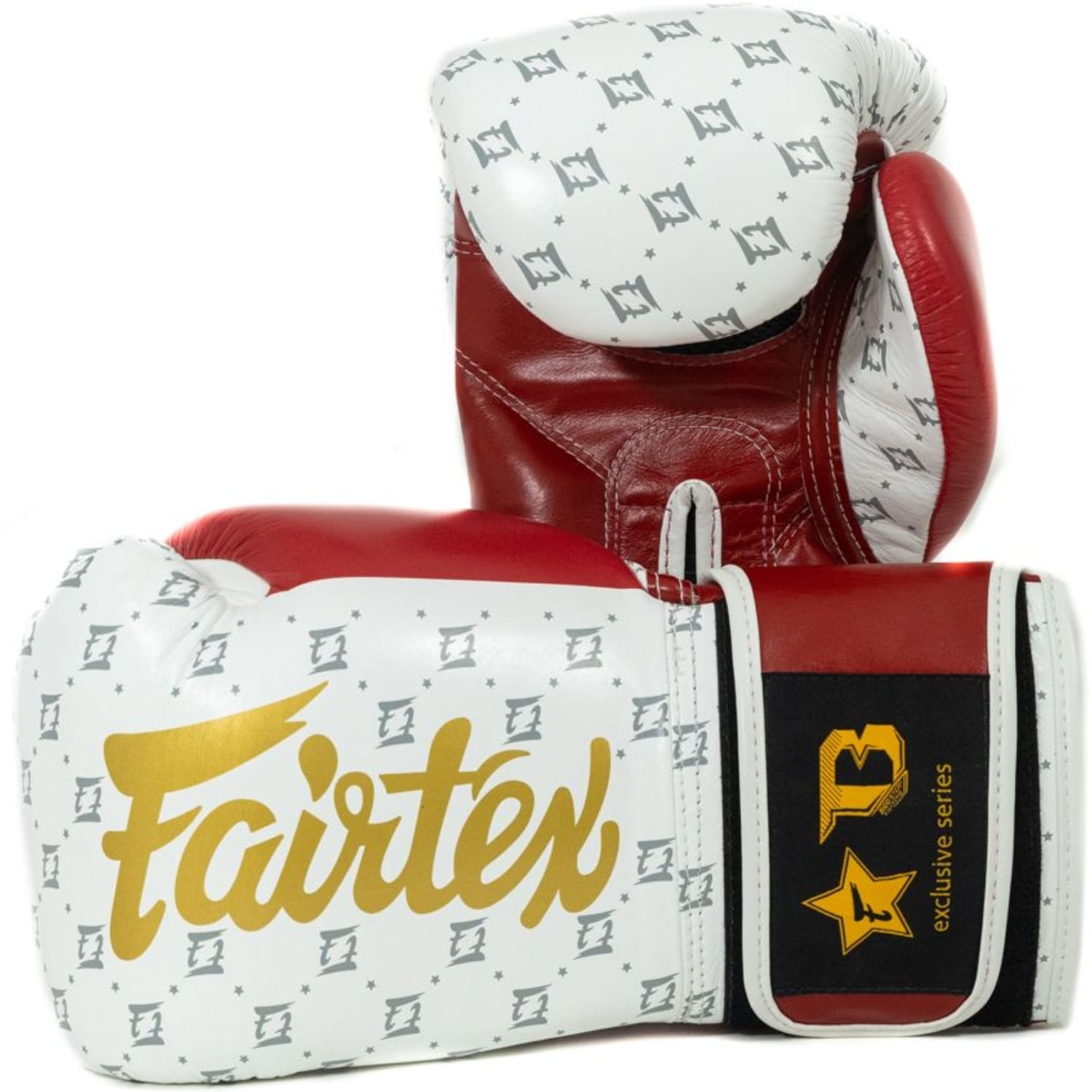 Fairtex x Booster Boxing Gloves FXB BG Star White Red - Fightwear Shop ...