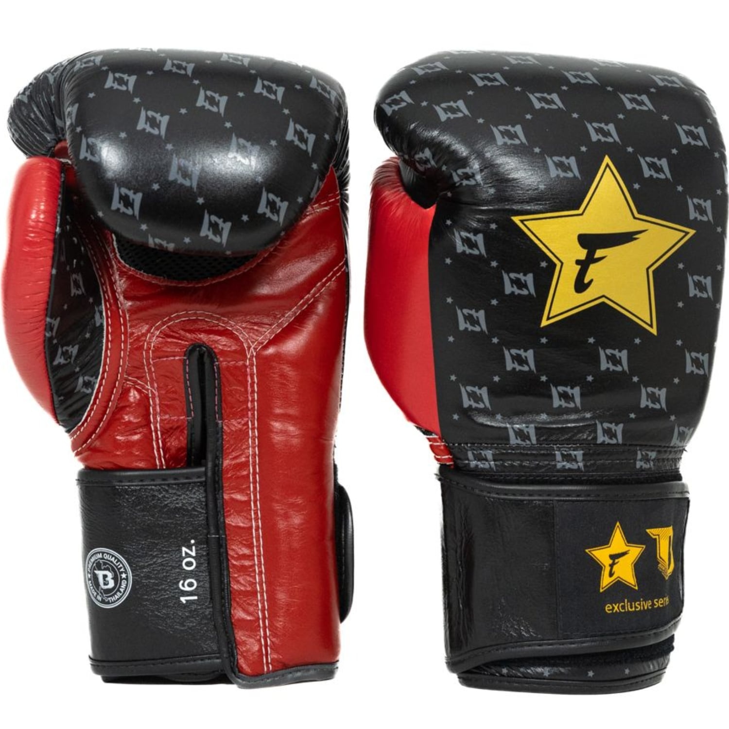 Fairtex x Booster Boxing Gloves FXB BG Star Black Red - Fightwear Shop ...