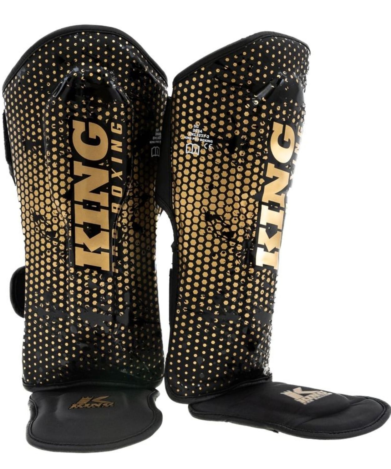 King Pro Boxing Kids Shin Guards KPB/SG Hexagon 2 - Fightwear Shop - Europe