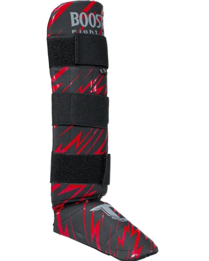 Booster Kids Shinguards Combat Series 2 SG Black Red - FIGHTWEAR SHOP ...