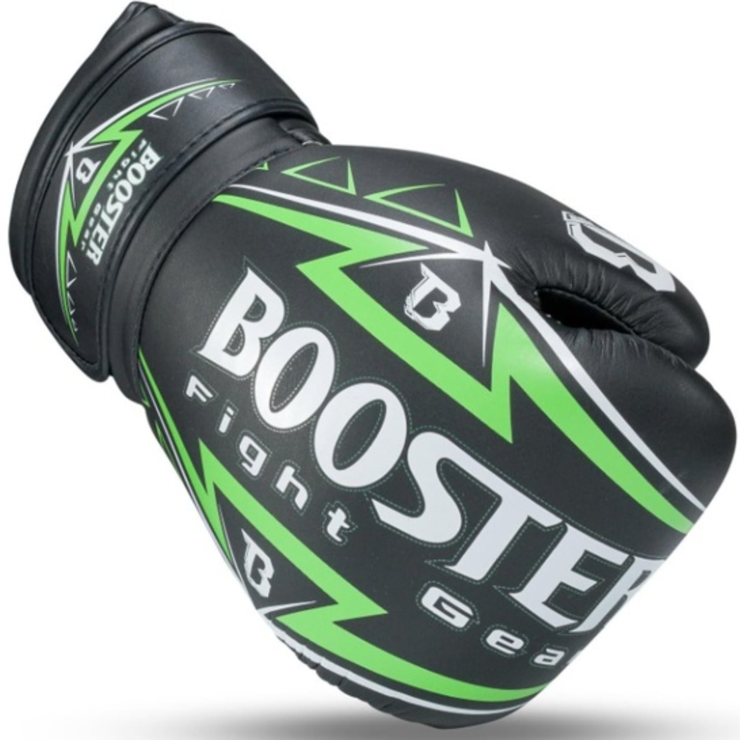 Booster Muay Thai Boxing Gloves BG WAR Black Green - Fightwear Shop ...