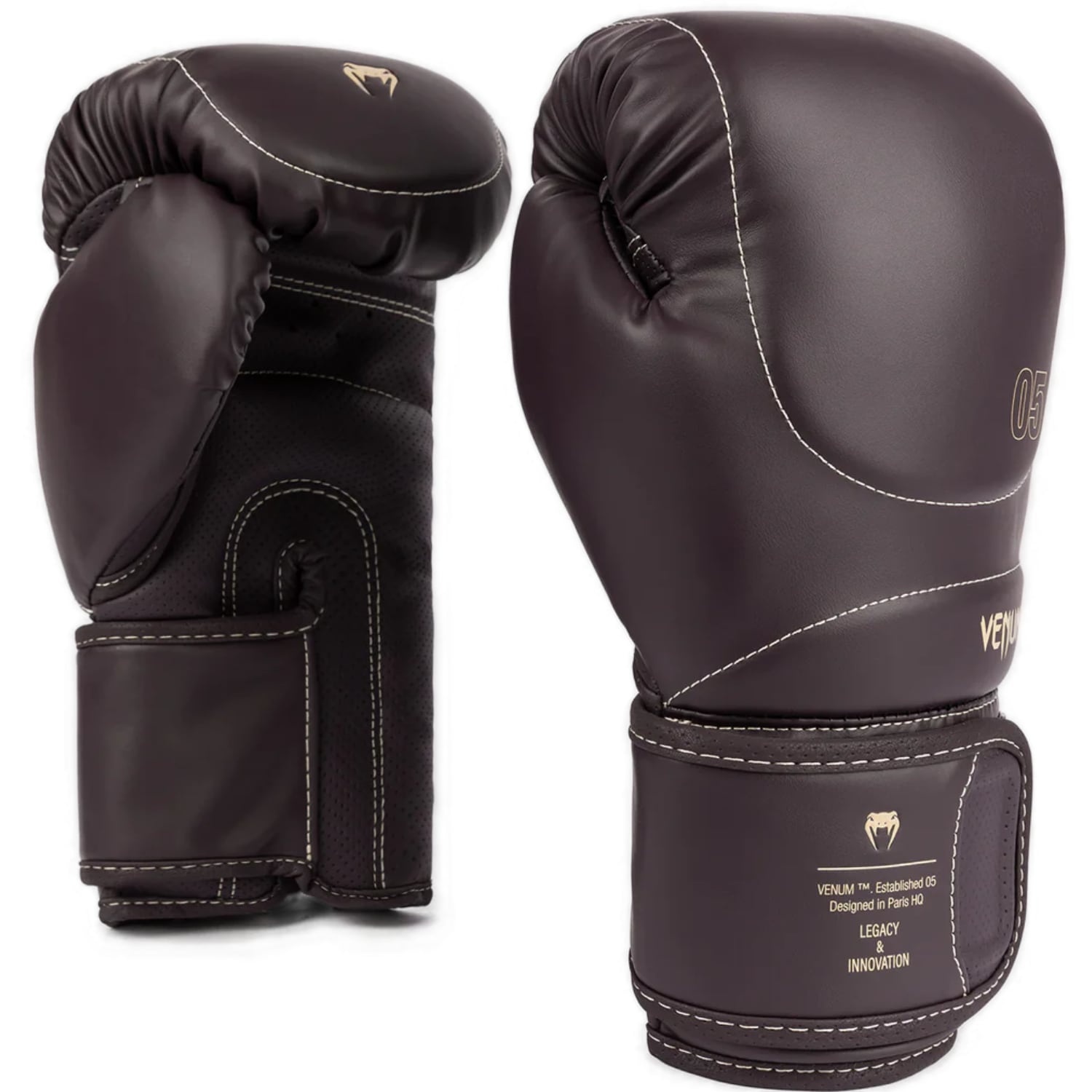 Venum Impact Evo Boxing Gloves Chocolate - FIGHTWEAR SHOP EUROPE
