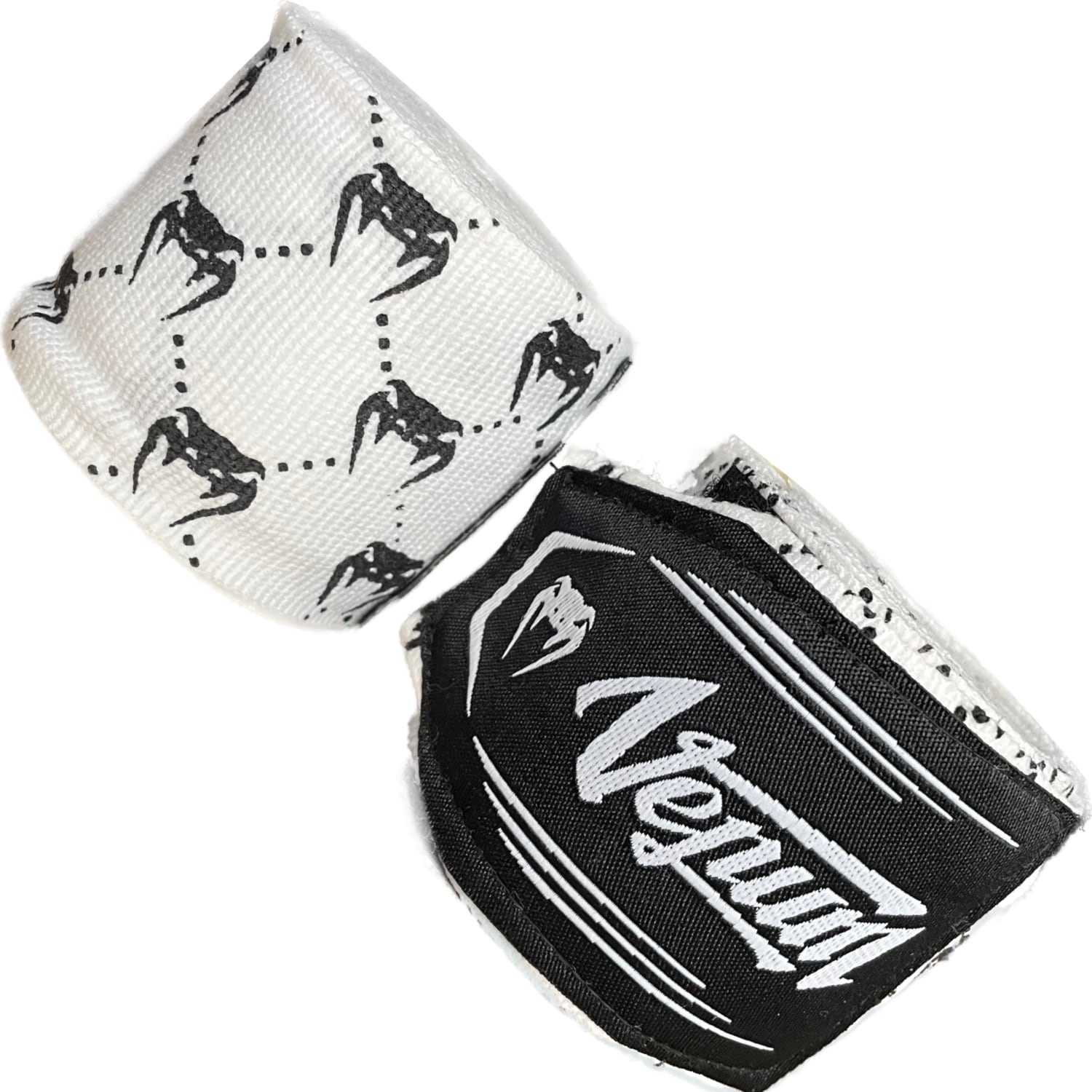 Venum Boxing Hand Wraps 250 cm White Black - FIGHTWEAR SHOP EUROPE