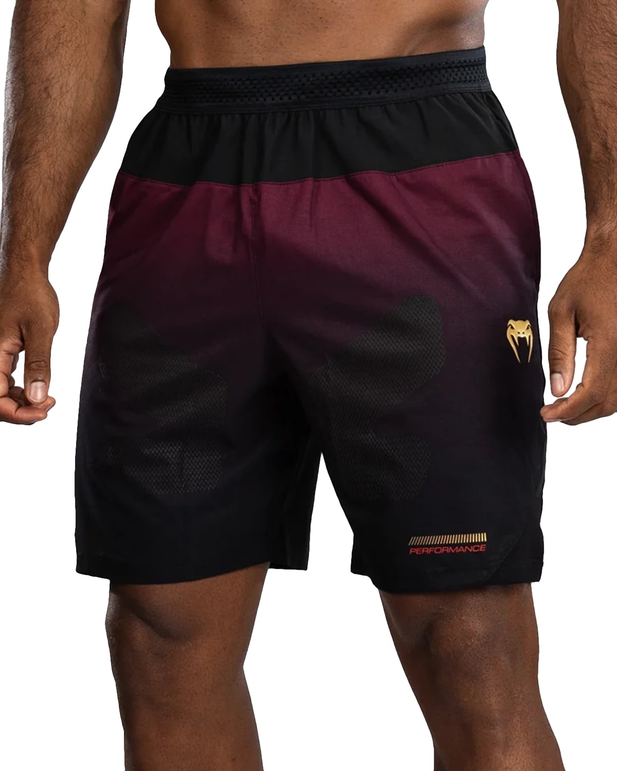 Venum Tactical XT Training Shorts Black Burgundy Gold - Fightwear Shop ...