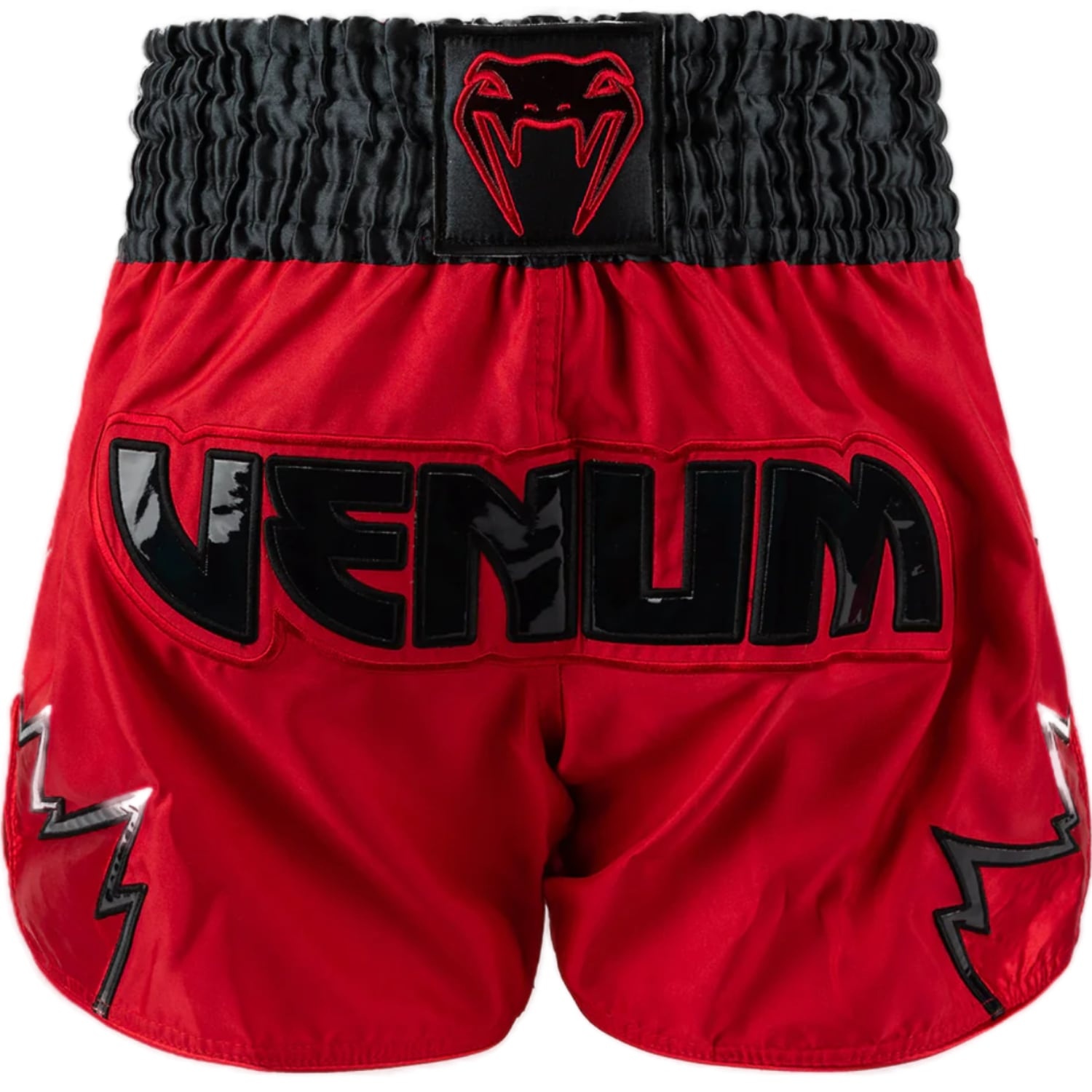 Venum Inferno Muay Thai Shorts Red Charcol Grey Black - FIGHTWEAR SHOP EUROPE