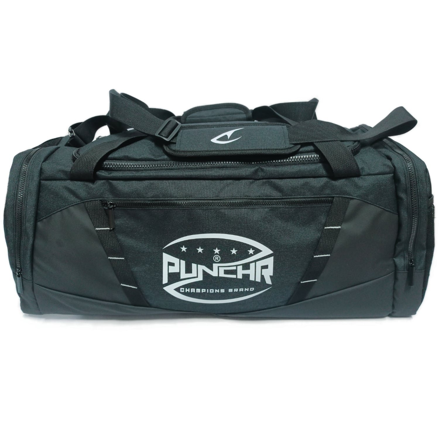 PunchR No Limits Duffel Sports Bag 58L Black White - Fightwear Shop ...