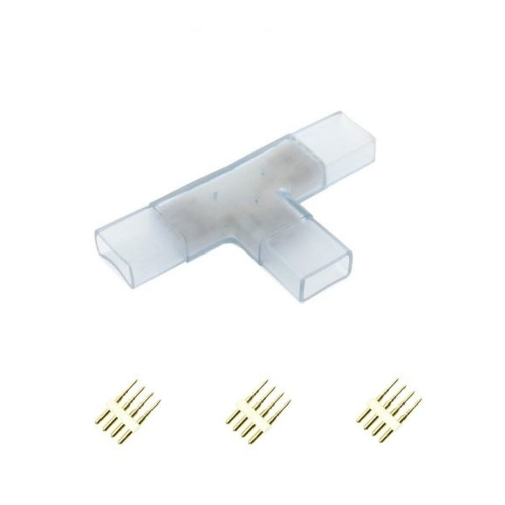 LED lysslange RGB 4 ben - T - stikforbindelse plast - Ledpaneler.dk