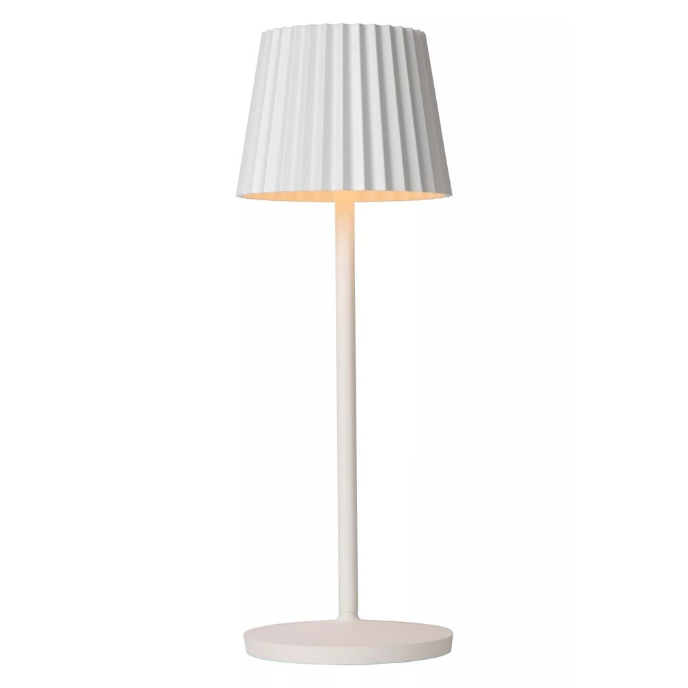 LED Bordlampe udendørs JUSTINE - 2W - 2700K - IP54 - Dæmpbar - Hvid ...