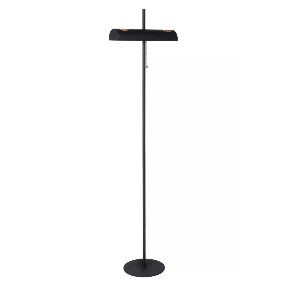 Lucide LED Gulvlampe GLENDALE - 2xE27 armatur - Sort - Ledpaneler.dk