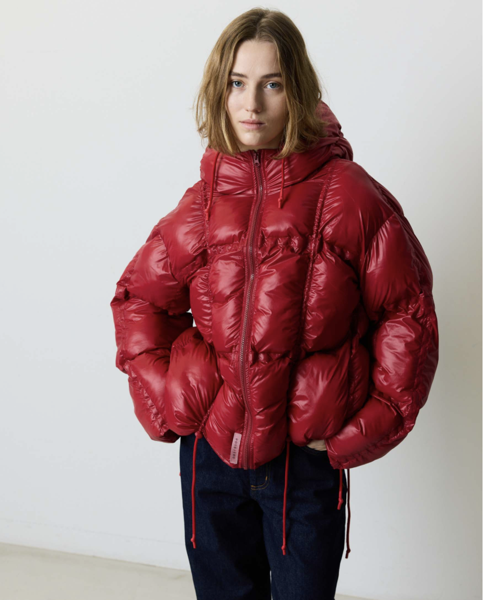 Paris Puffer Jacket Red - Muze the Store