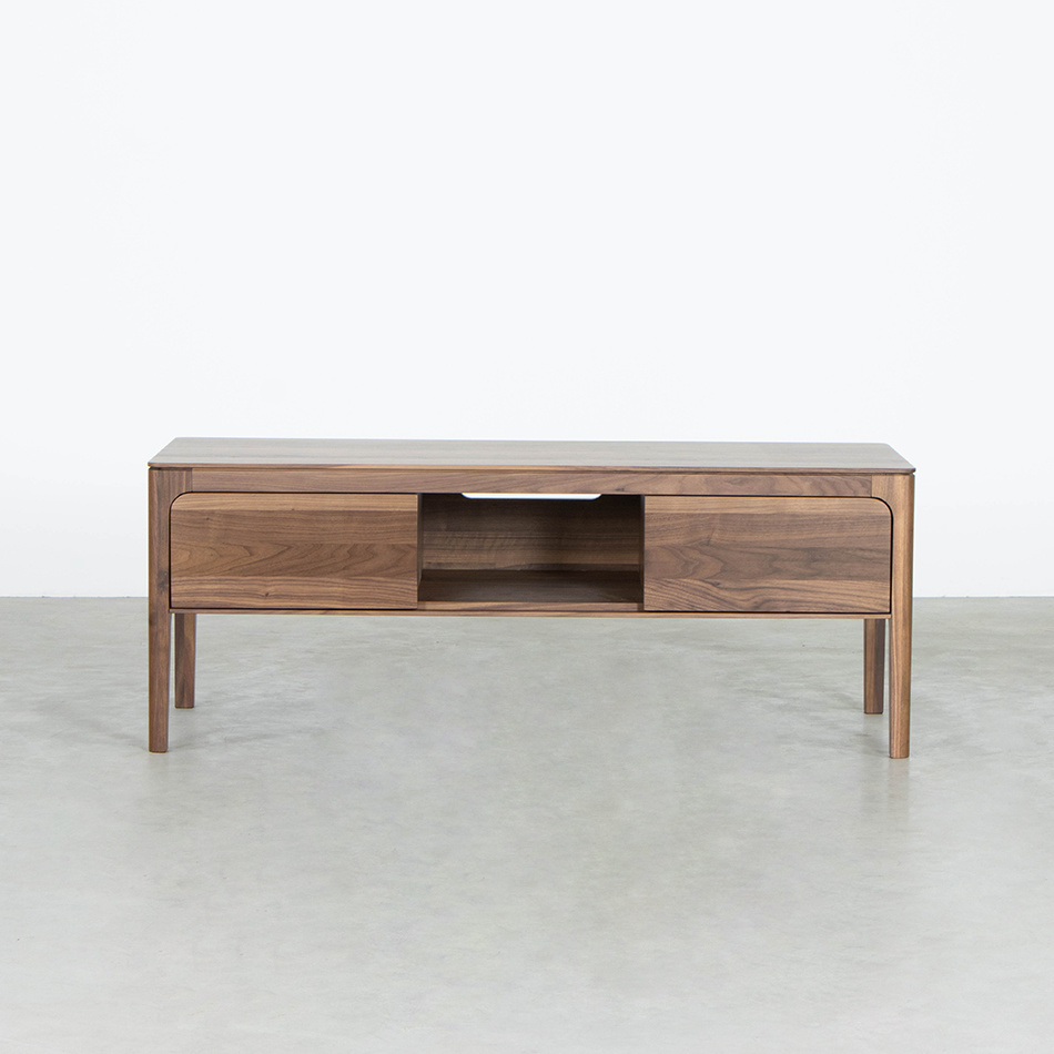 Rikke TV-Meubel Walnoot - 120 cm - De Machinekamer