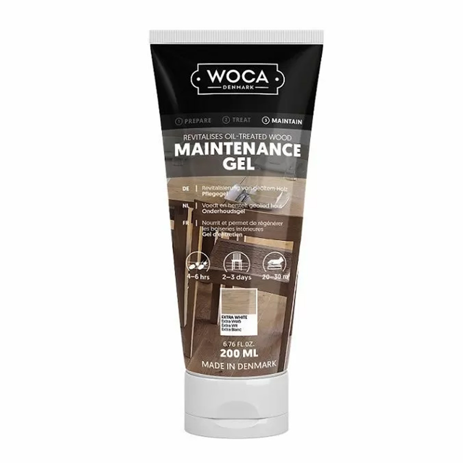 WOCA Maintenance Gel Whitewash - 200ml - De Machinekamer