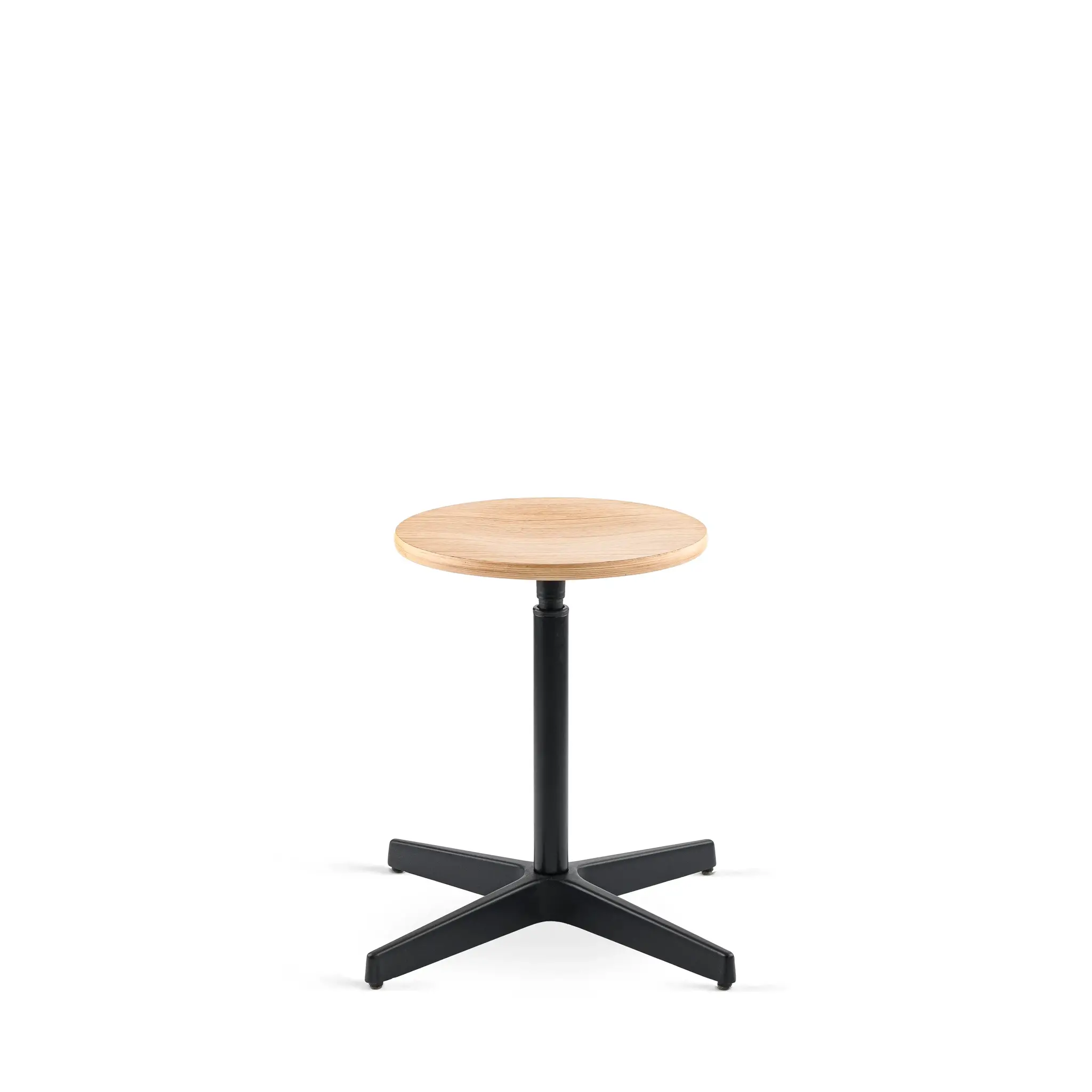 Jops Stool Graphite Black / Oak - De Machinekamer