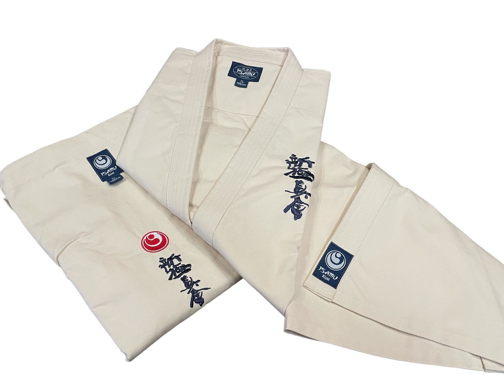 ISAMU Shinkyokushin Kiyoi Classic Ivory Karate Gi - KYOKUSHINWORLDSHOP