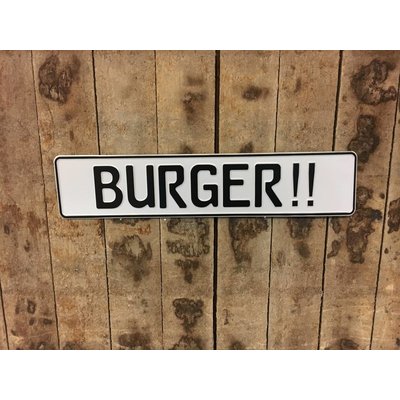 Witte kentekenplaat / nummerplaat bestellen voor € 7,95 ...