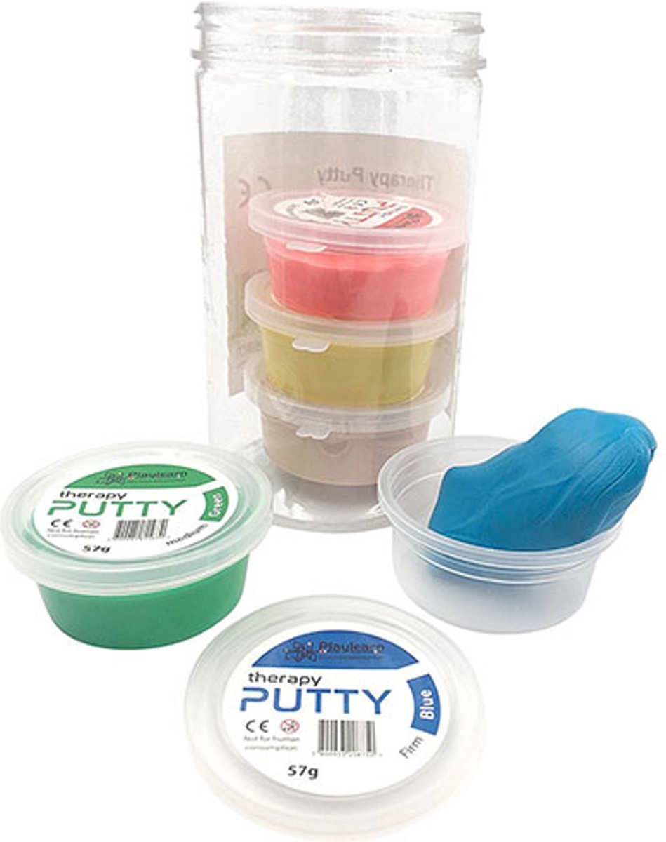 Therapy Putty Kneading Clay In 5 Strengths - Toystore Het Knuffelkontje