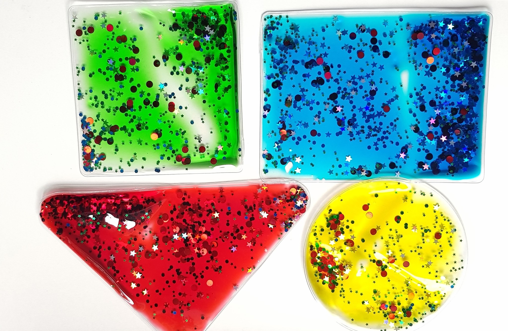 Sensory Jelly Shapes Set of 4 - Toystore Het Knuffelkontje