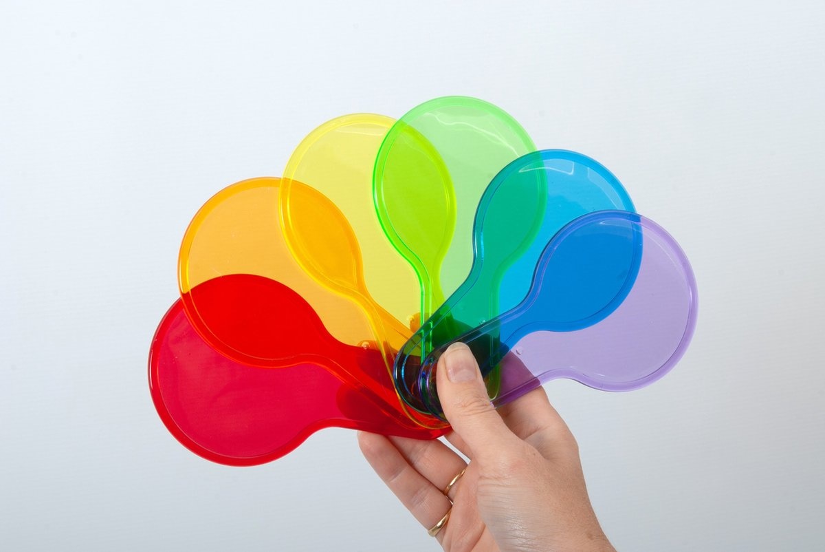 Transparent Color Paddles set of 6 - Toys and Tools | Sensory ...
