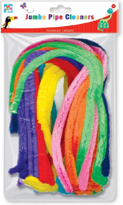Jumbo chenille wire Pipe cleaners - Toystore Het Knuffelkontje