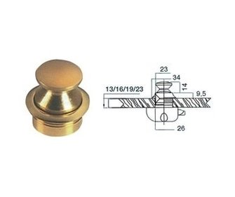 Drukknopsluiting | Sluiting messing gepolijst of verchroomd ...