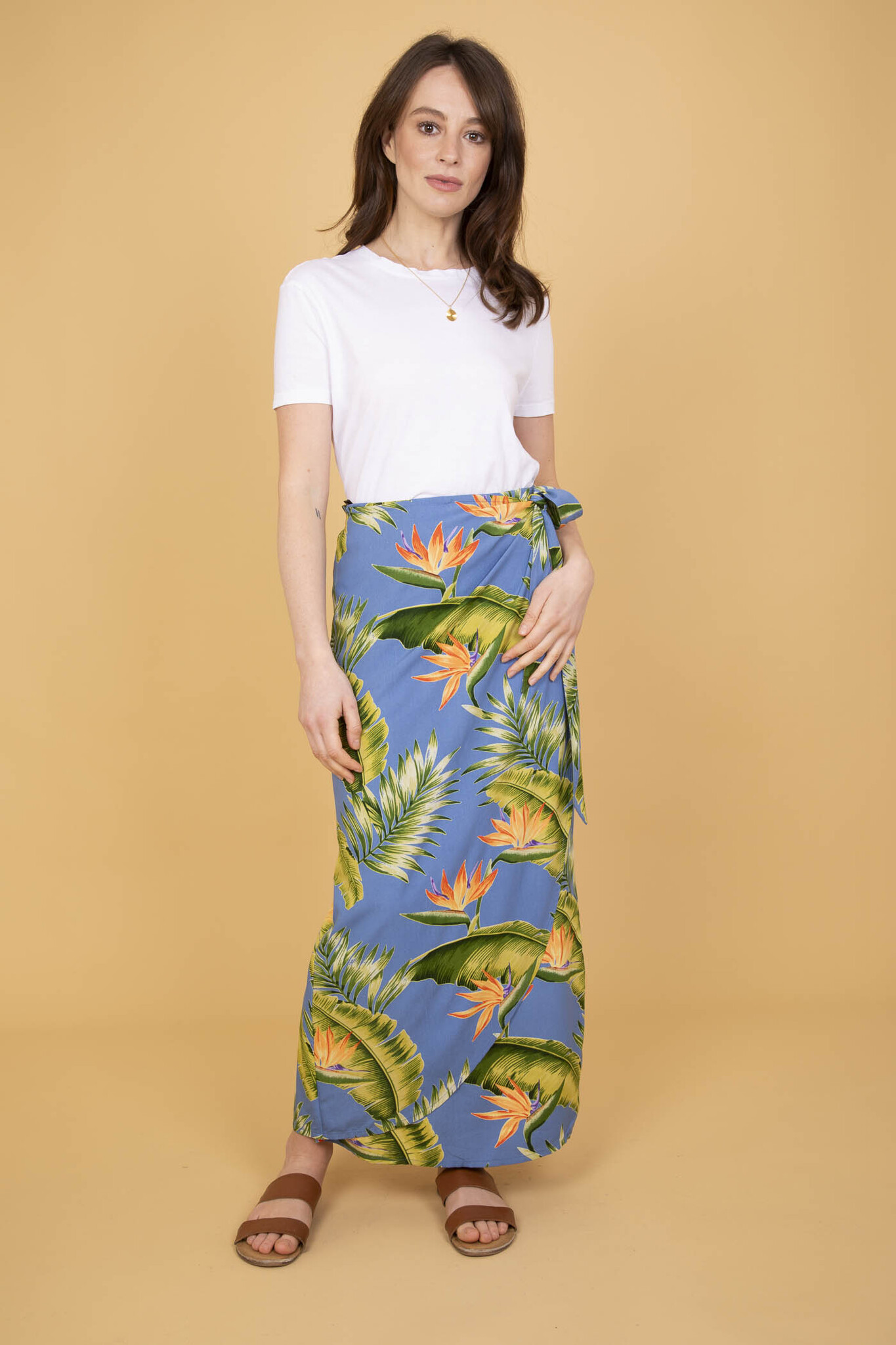 Jaba Wrap Skirt in Paradise - JABA YARD