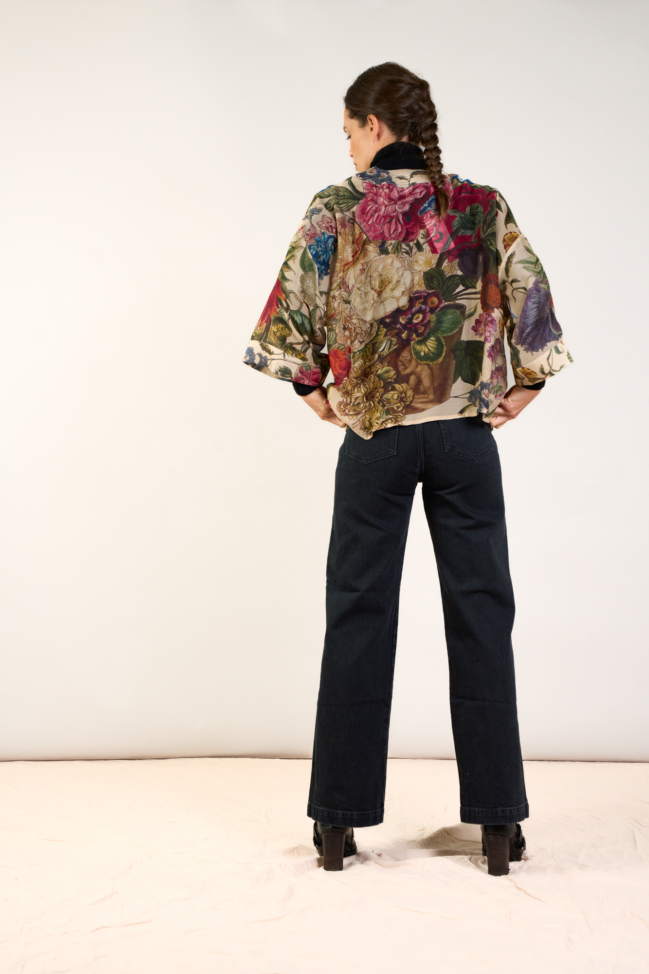 One Hundred Stars Kimono Primula Stone - JABA YARD