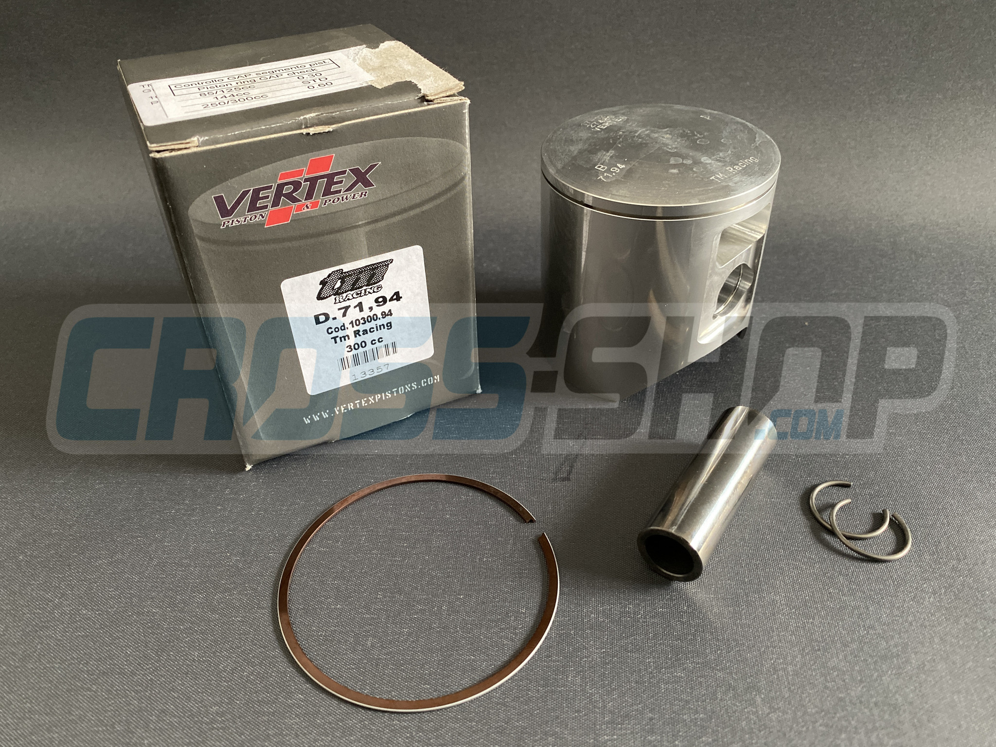 PISTON 71.94 300cc - VERTEX - CROSS-SHOP.com | TM Racing Specialised Shop