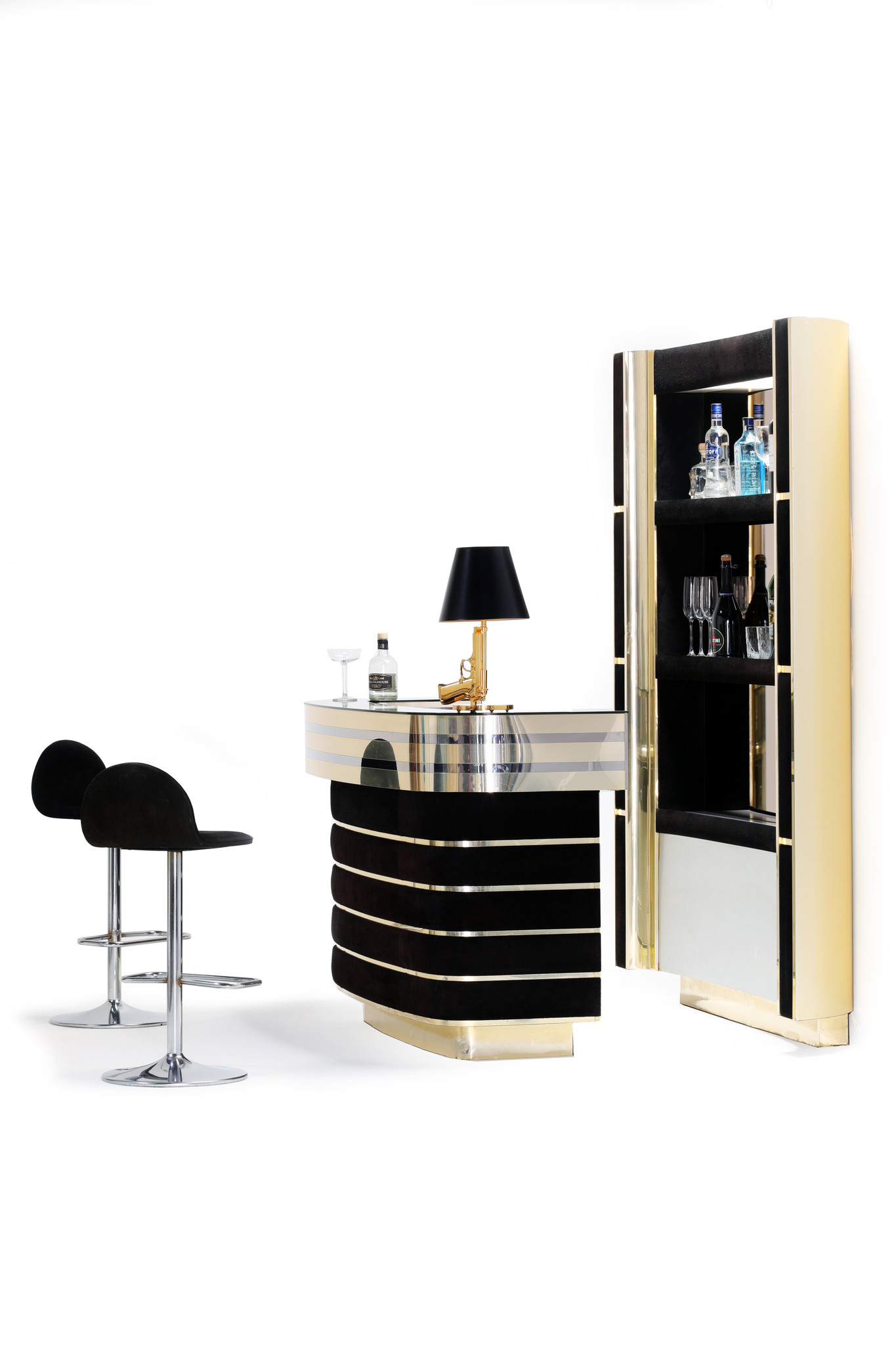 Complete vintage bar, 1970s - WAUW