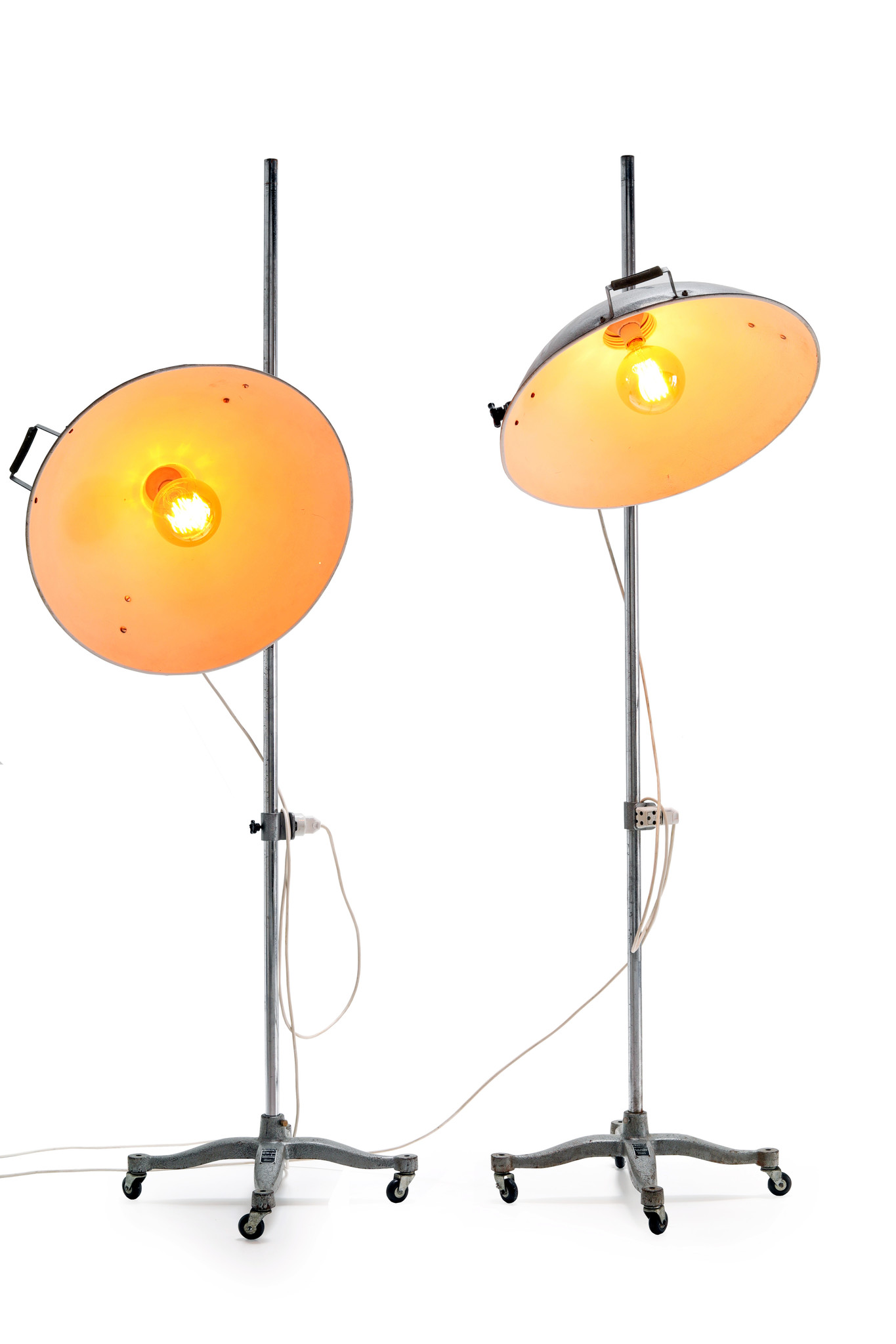 Original Narita photo studio standing lamps circa 1950 - WAUW