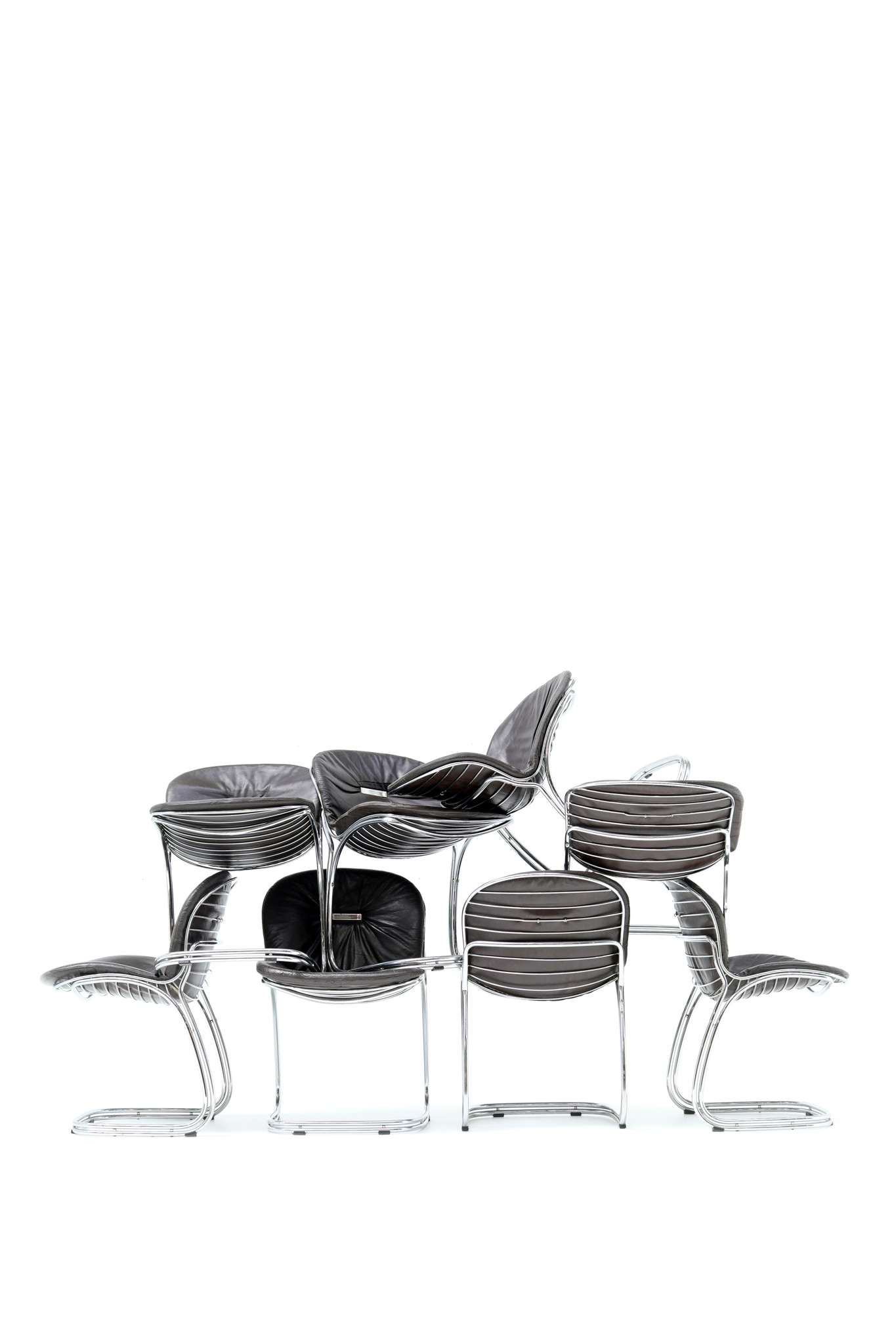 "Sabrina" Chairs by Gastone Rinaldi for Rima, 1970s - WAUW