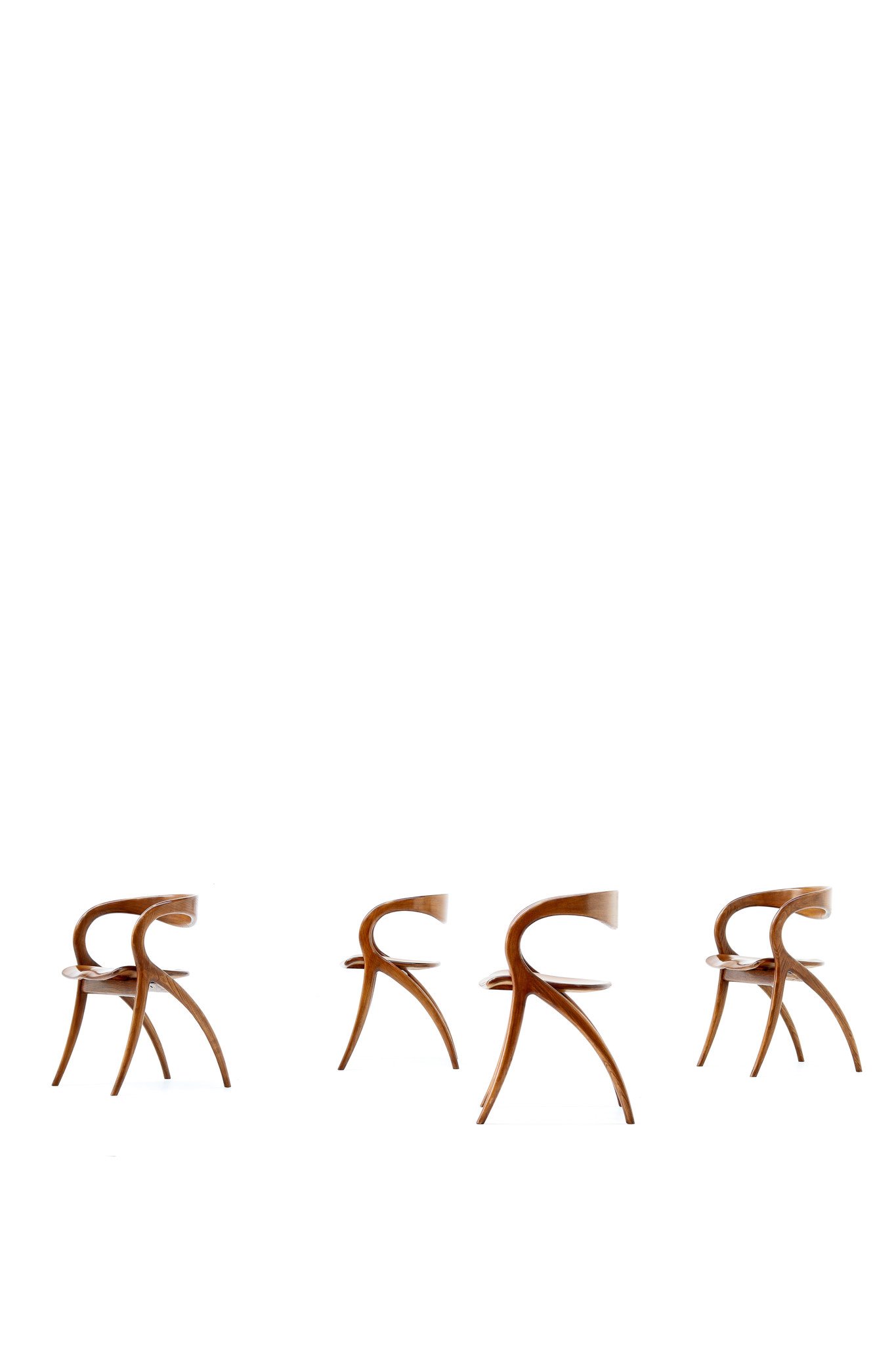 Italian Sculptural Chairs by A. Sibau - THE HOUSE OF WAUW