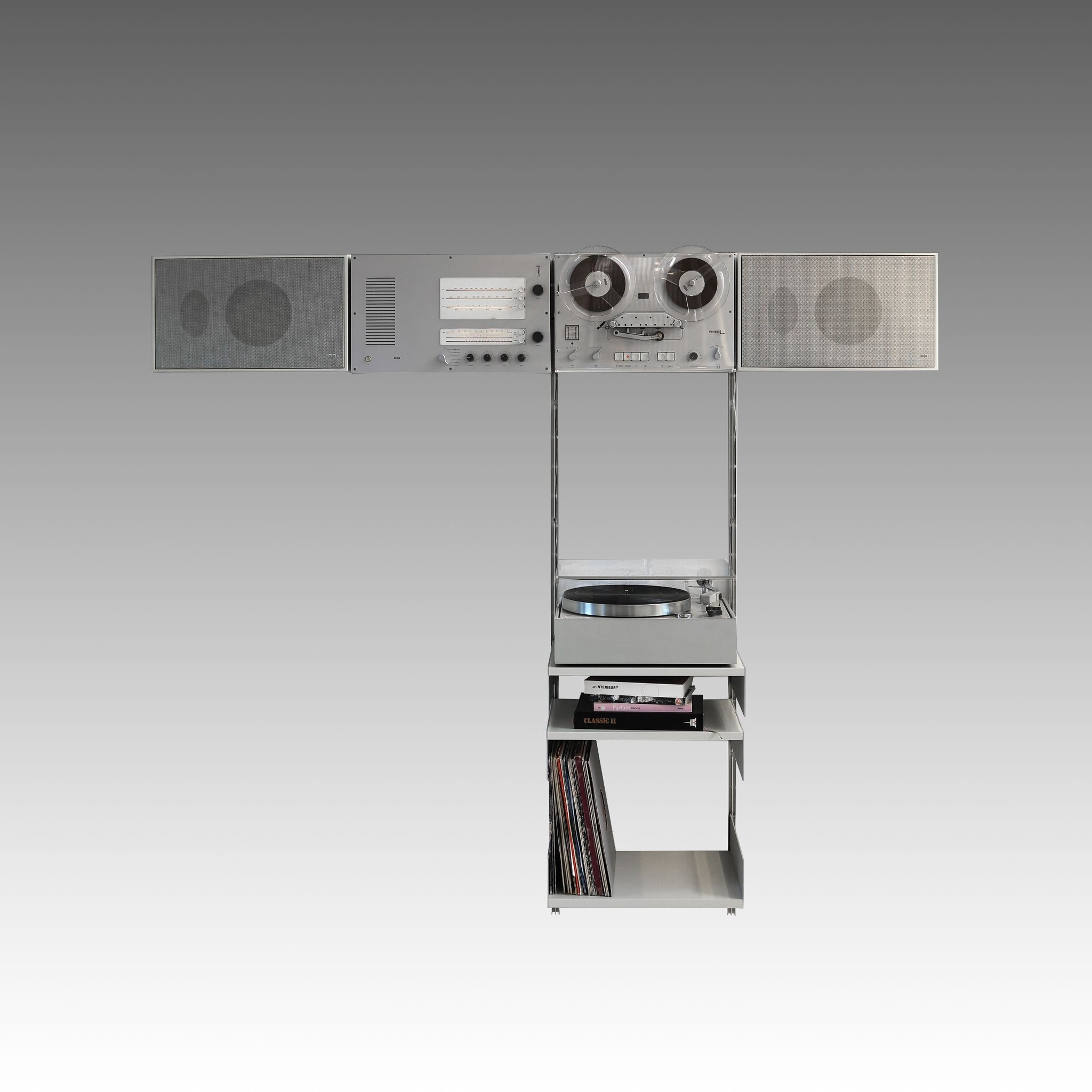 Braun wall unit Stereo By Dieter Rams, 1960's - THE HOUSE OF WAUW