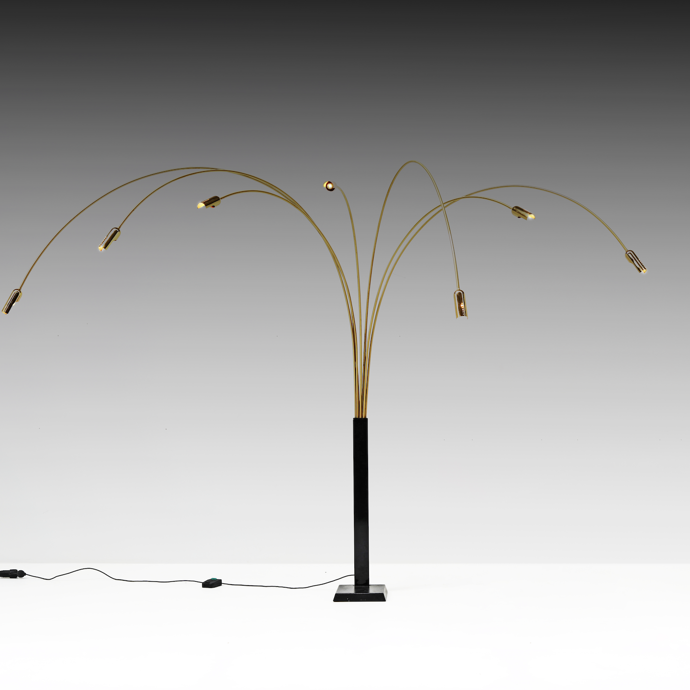 Italian vintage arc lamp, 1970's - THE HOUSE OF WAUW