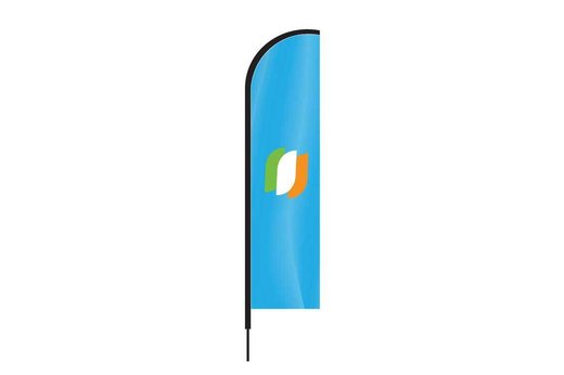 Beach flags or feather flags - Order online Unique double sided ...