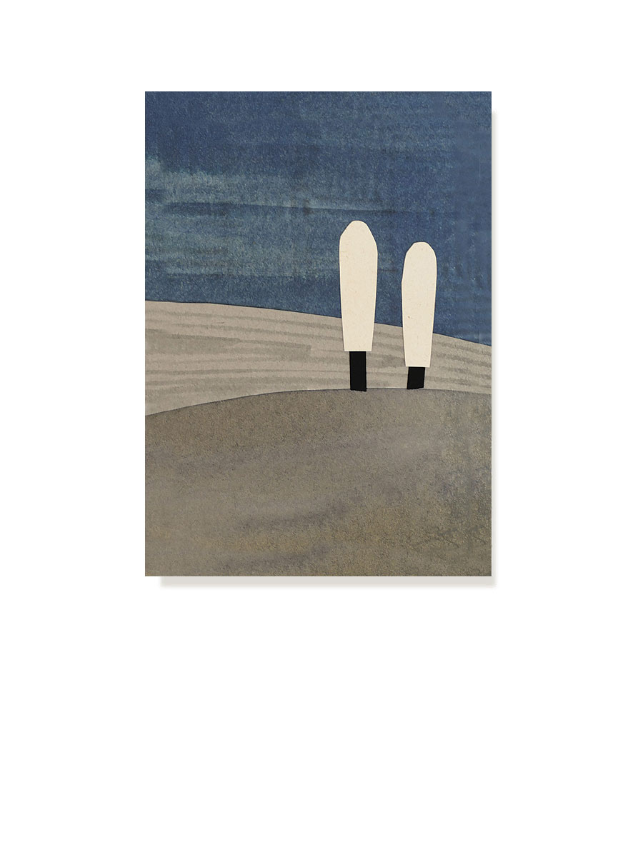 Ted & Tone - Kaart - Blue Landscape - Make Room Wonen & Gifts