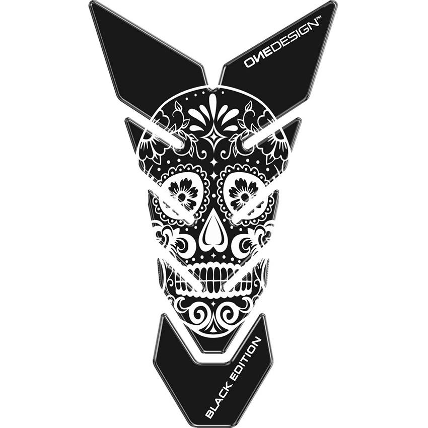 OneDesign - Tankpad Black Edition Skull - Biker Outfit