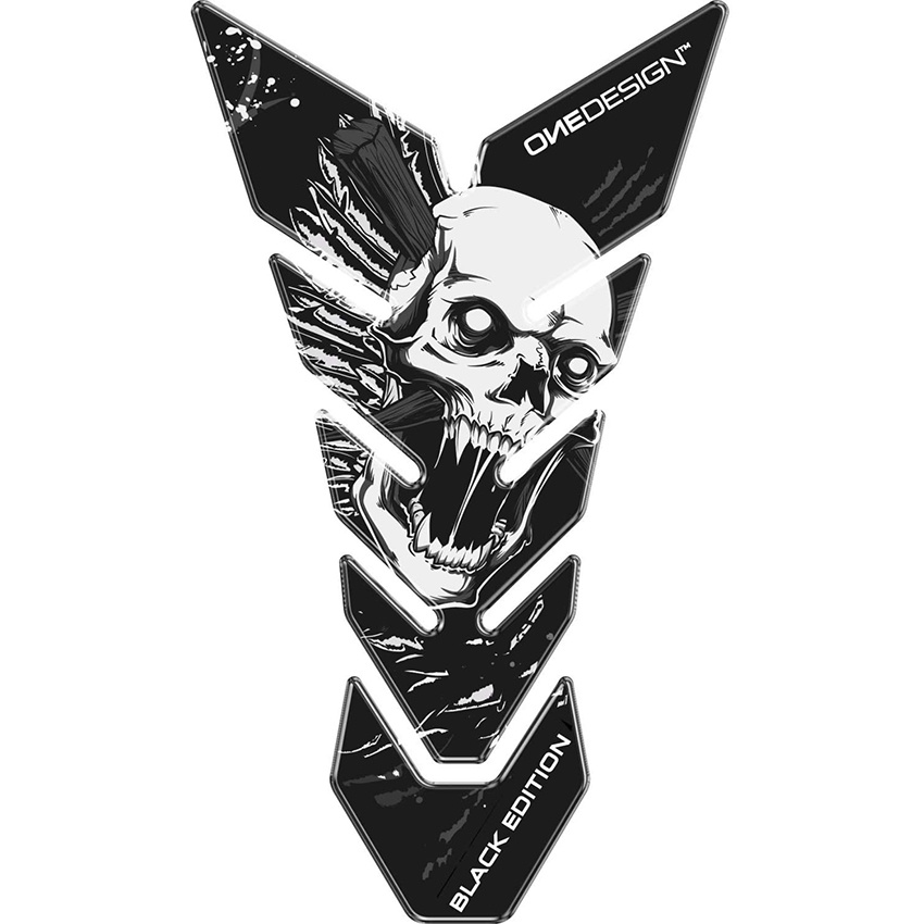 OneDesign - Tankpad Black Edition Skull - Biker Outfit
