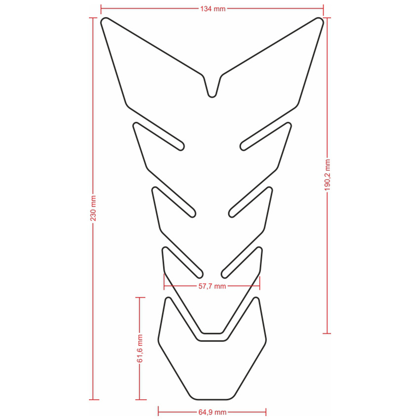 OneDesign - Tankpad Black Edition - Biker Outfit