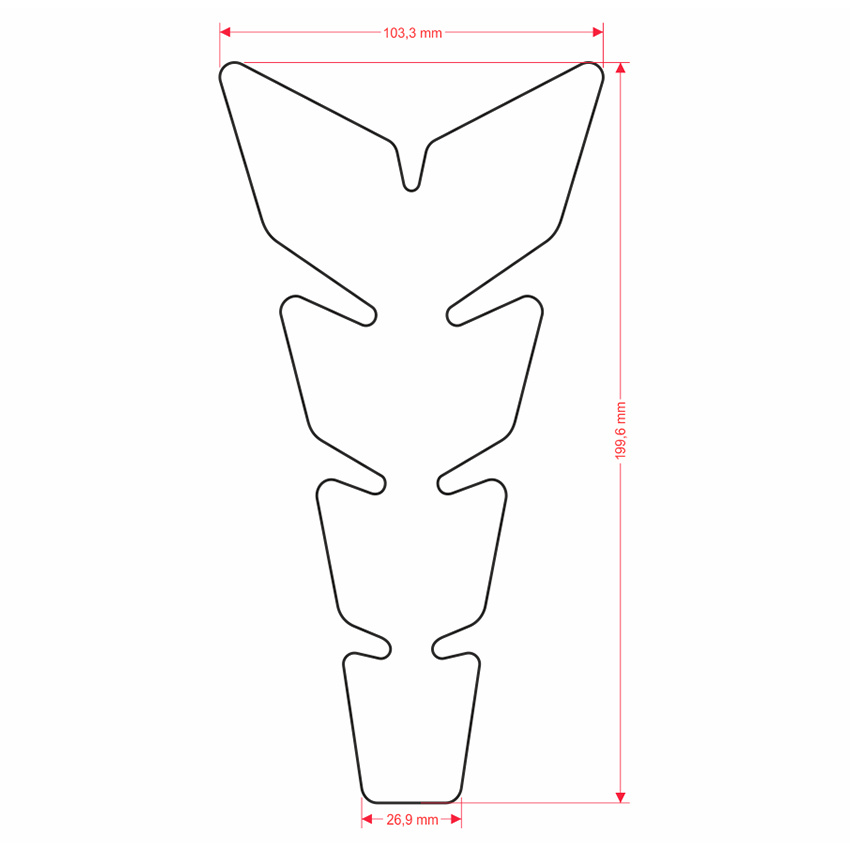 OneDesign - Tankpad Soft Touch Leather - Biker Outfit