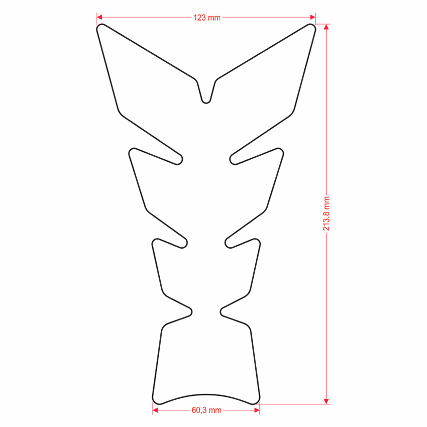 OneDesign - Tankpad Soft Touch carbon - Biker Outfit