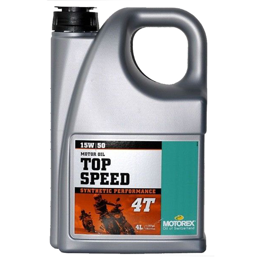 Motorex - Top speed 15W/50 motor oil - 4 liter - Biker Outfit