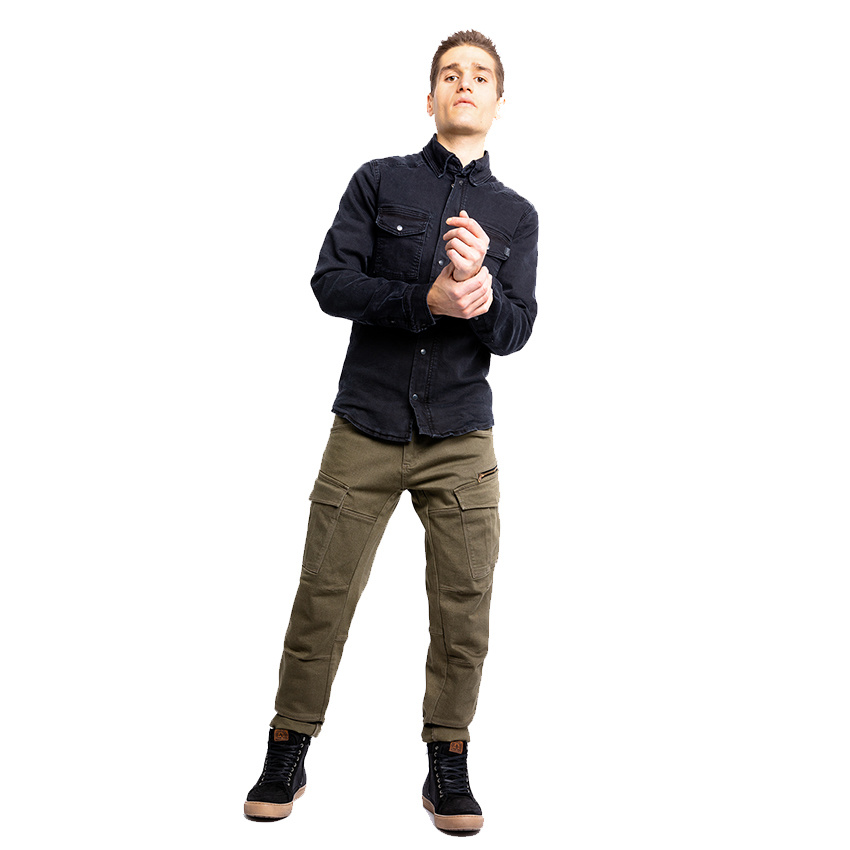 John Doe - Defender Mono Olive motorbroek - Biker Outfit