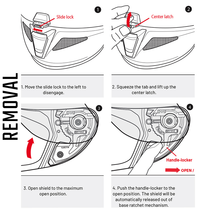 HJC - HJ-26 Visors - RPHA 11 and RPHA 70 - Biker Outfit