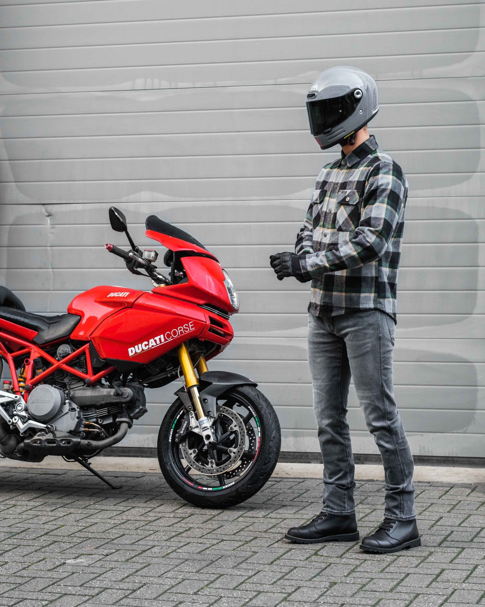 Shoes - Glamster 06 Retro full-face helmet - Biker Outfit