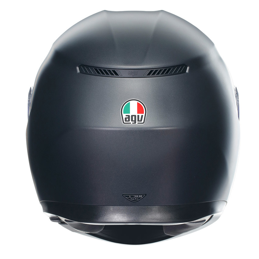 AGV - K3 Matt black motorhelm - Biker Outfit