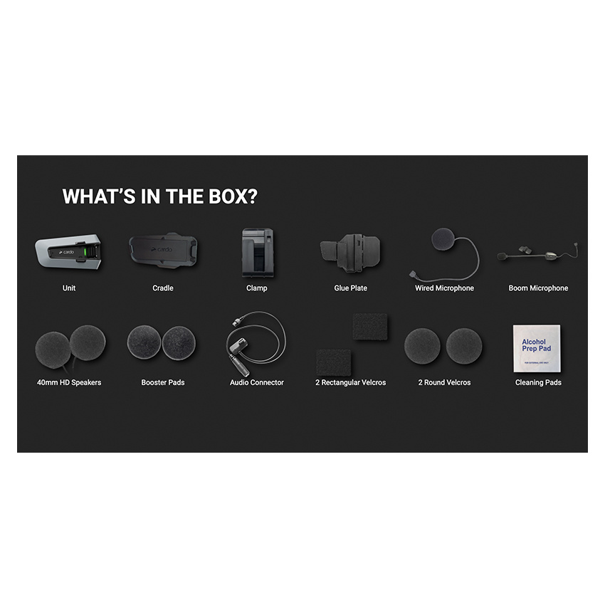 Cardo - Packtalk Custom Single Motor Communicatie - Biker Outfit