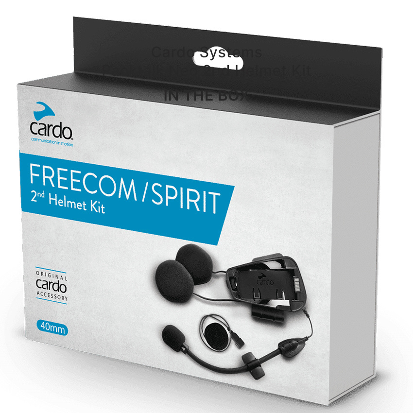 Cardo Systems - Freecom X / Spirit 2nd Helmet HD Kit - Biker Outfit