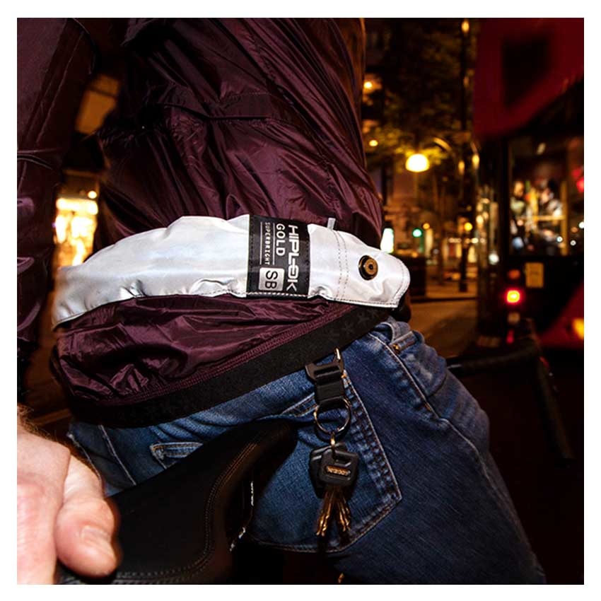 Hiplok - Gold Chain Lock - Biker Outfit